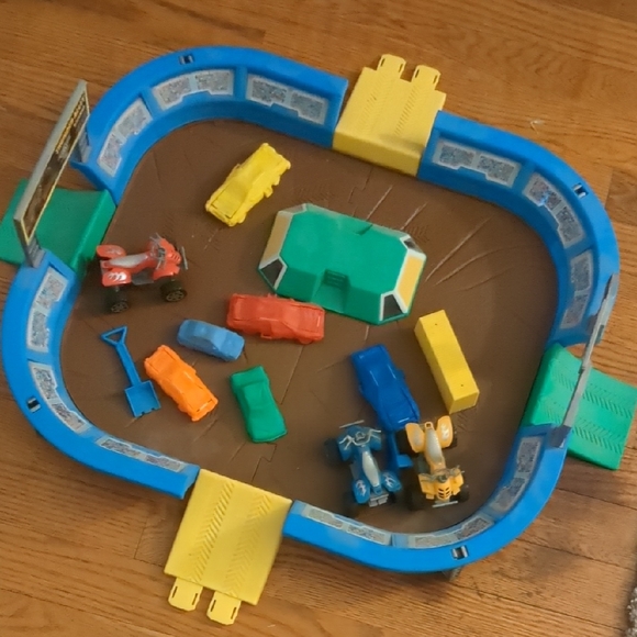 Monster Jam | Toys | Colorful Kids Racing Track Set | Poshmark